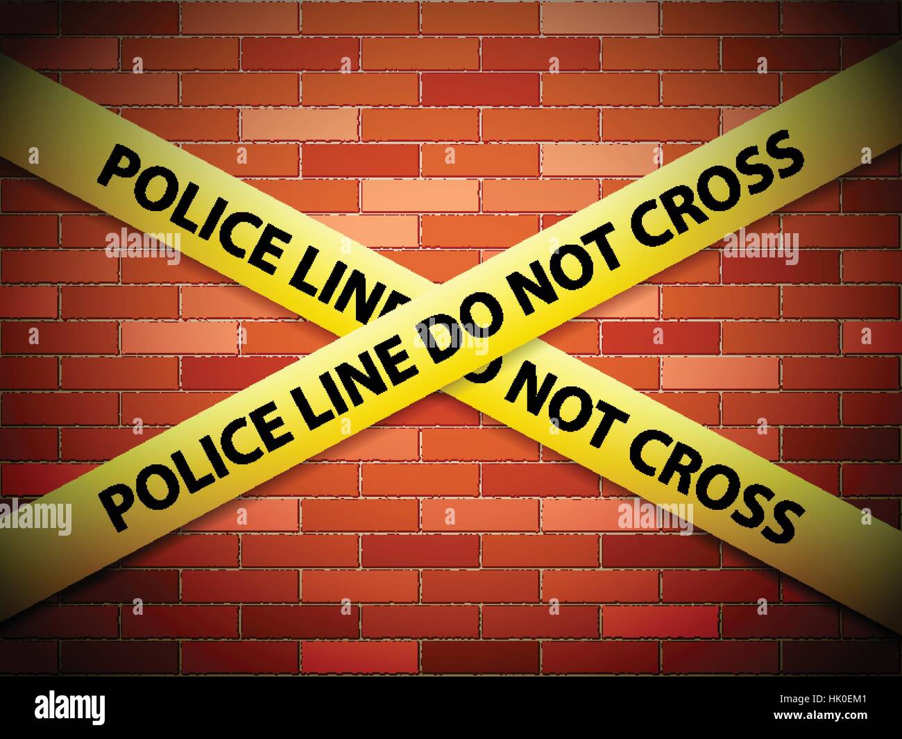 Police tape crime danger Stock Vector Images - Alamy