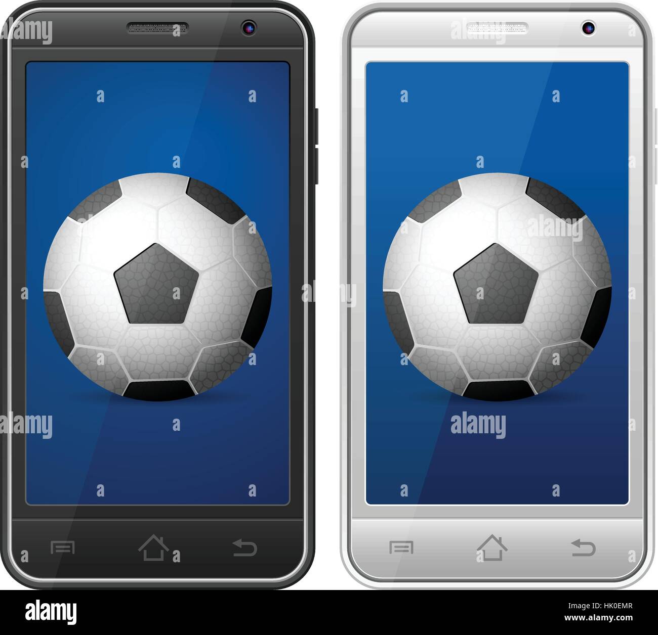 Smart phone with symbol on a white background Stock Vector Image & Art ...