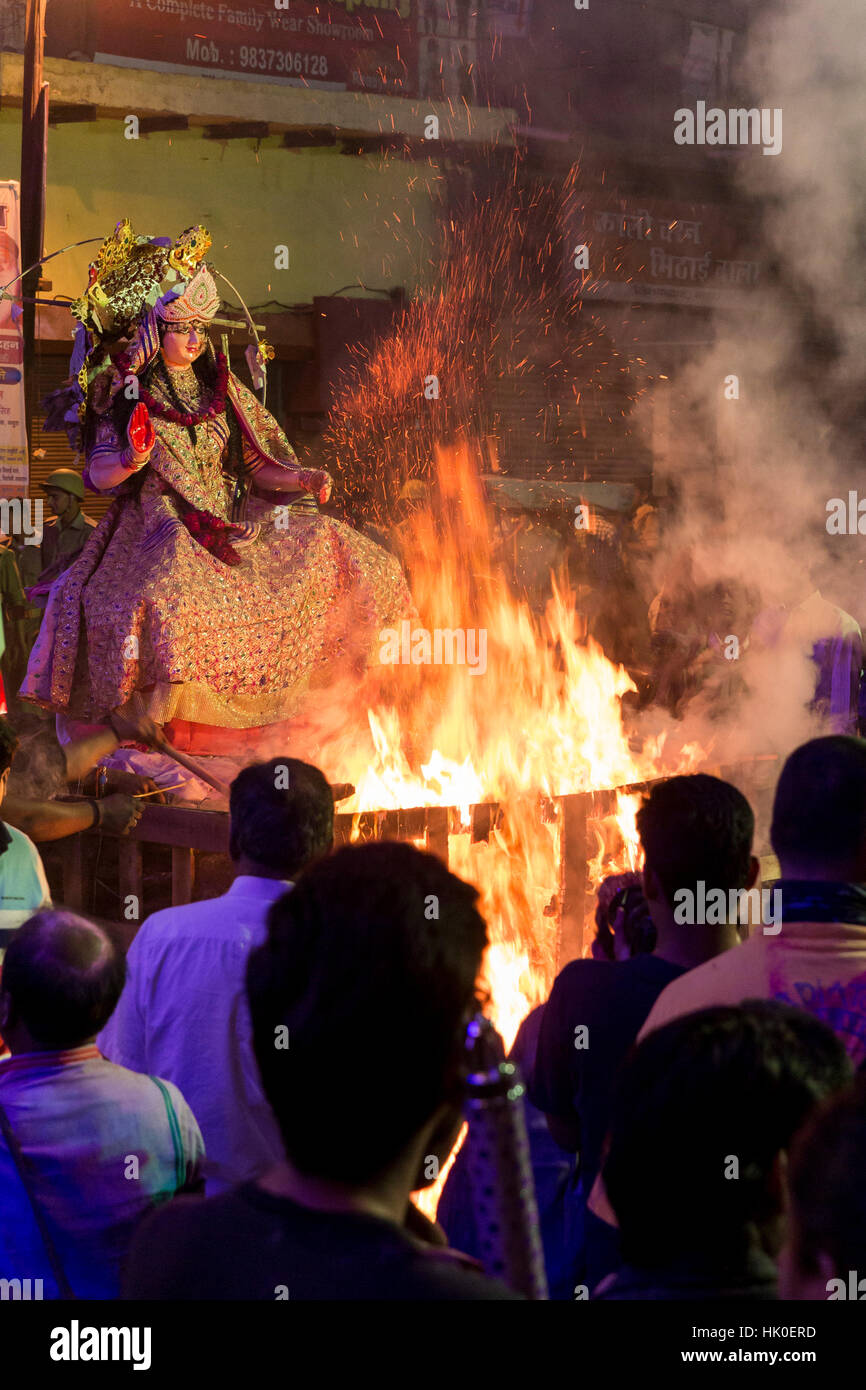 Holi bonfire hi-res stock photography and images - Alamy