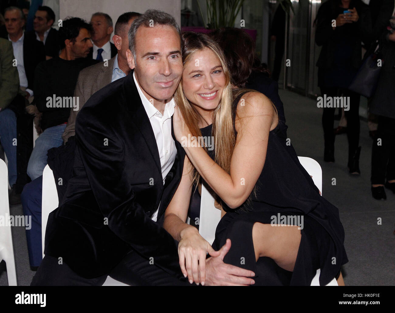 Former tennis player Alex Corretja and model Martina Klein during the ...