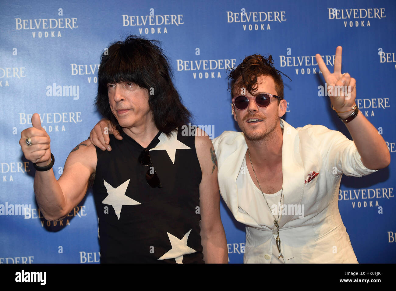 Marky Ramones during the celebration of the 40th anniversary of the ...