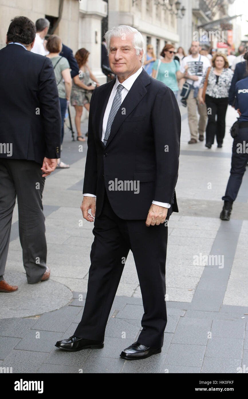 Duke of Alba, Carlos Fitz James during the presentation of the ...