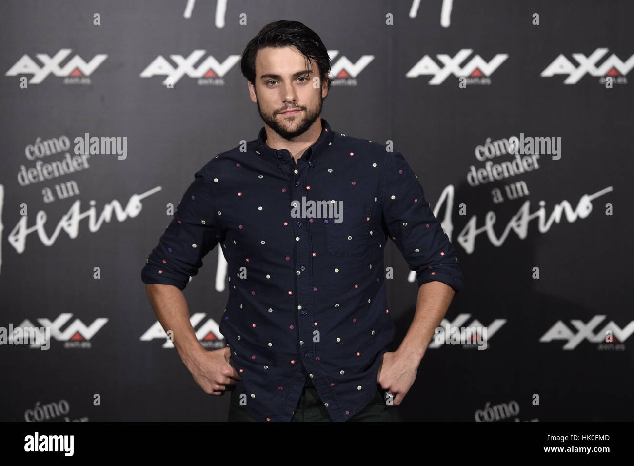 Actor Jack Falahee during the presentation of the 'How to Get Away with ...