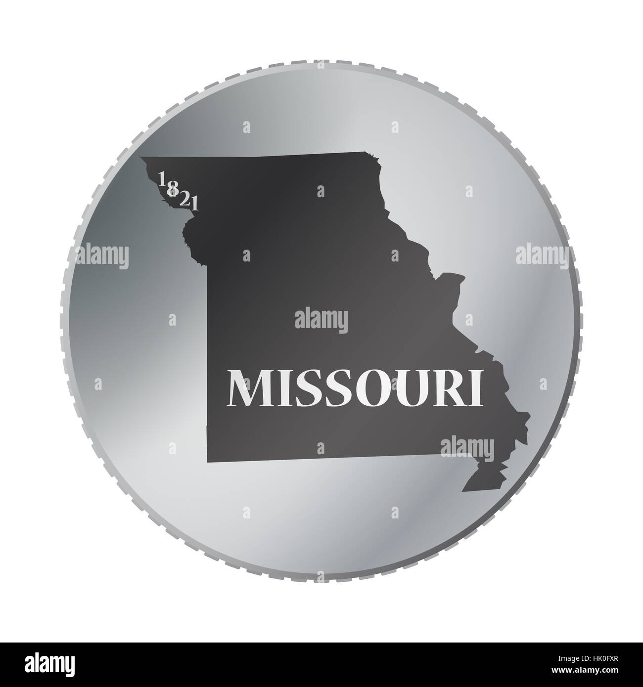 Usa state missouri on Cut Out Stock Images & Pictures - Alamy