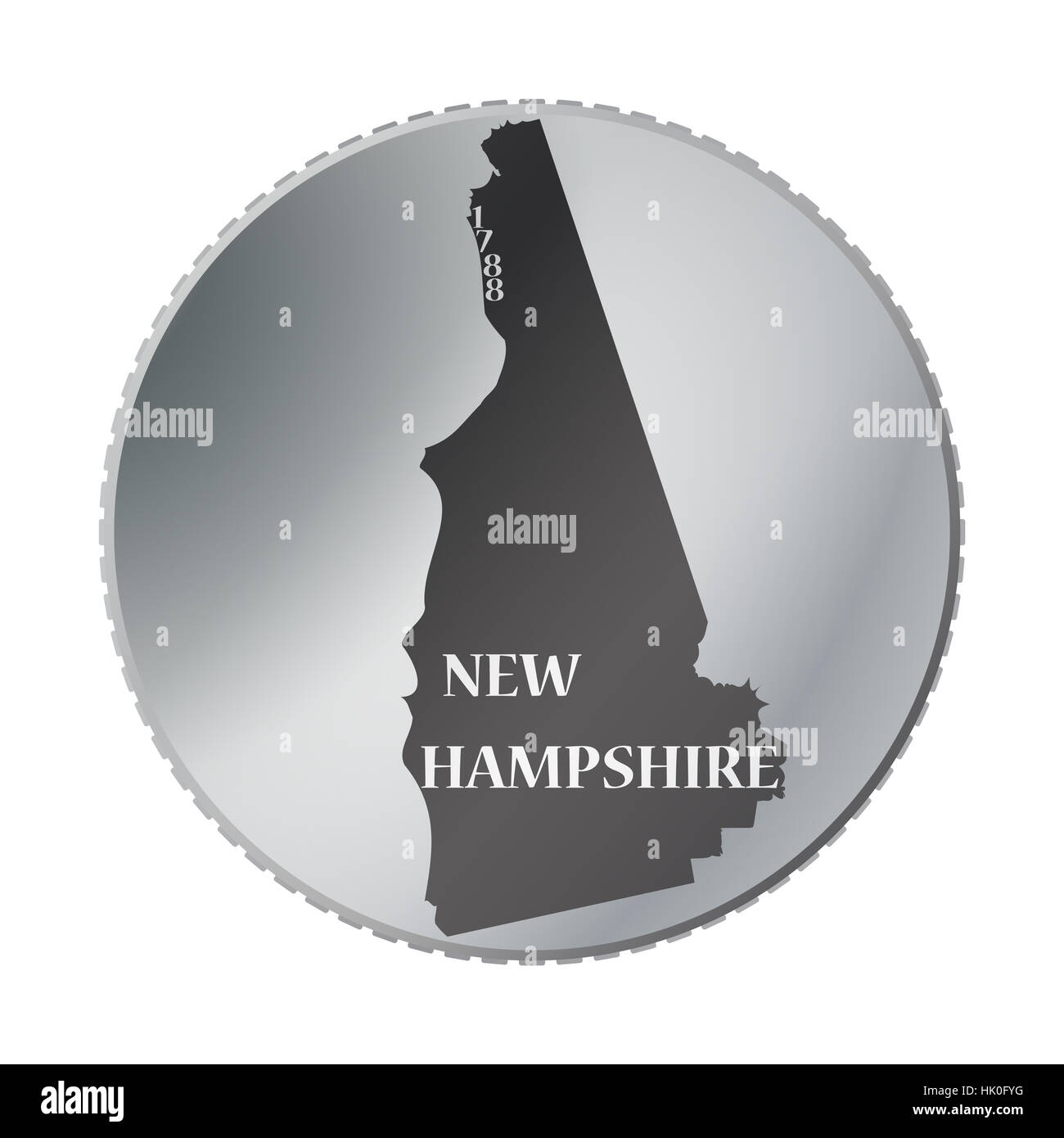 New hampshire on usa Cut Out Stock Images & Pictures - Alamy