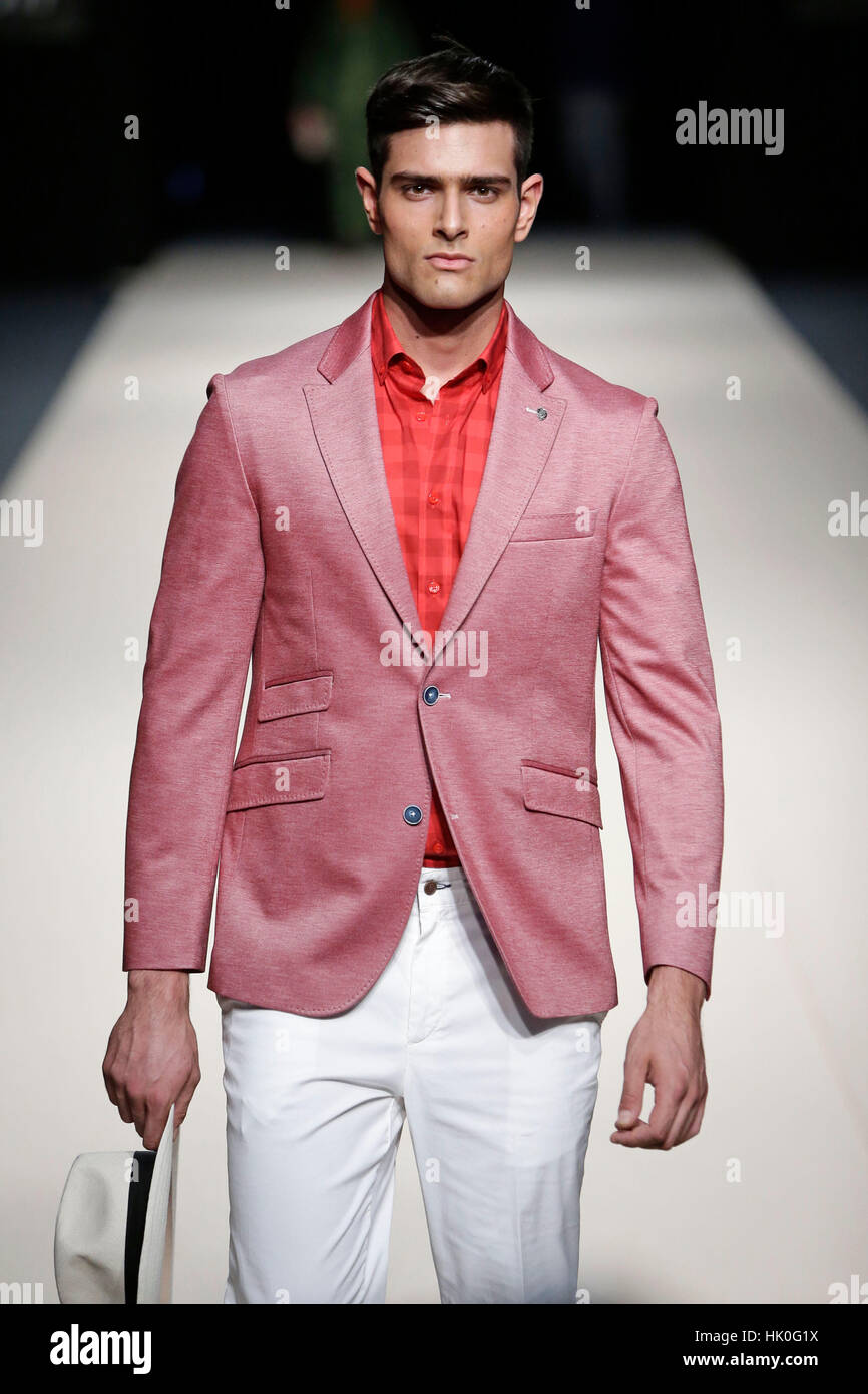 Models during presentation of the new collection of firm " Felix Ramiro ...