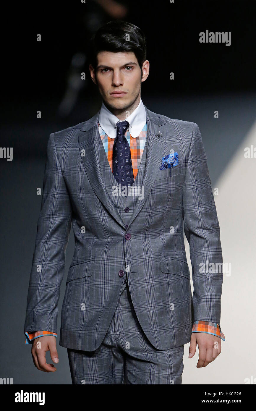 Models during presentation of the new collection of firm " Felix Ramiro ...