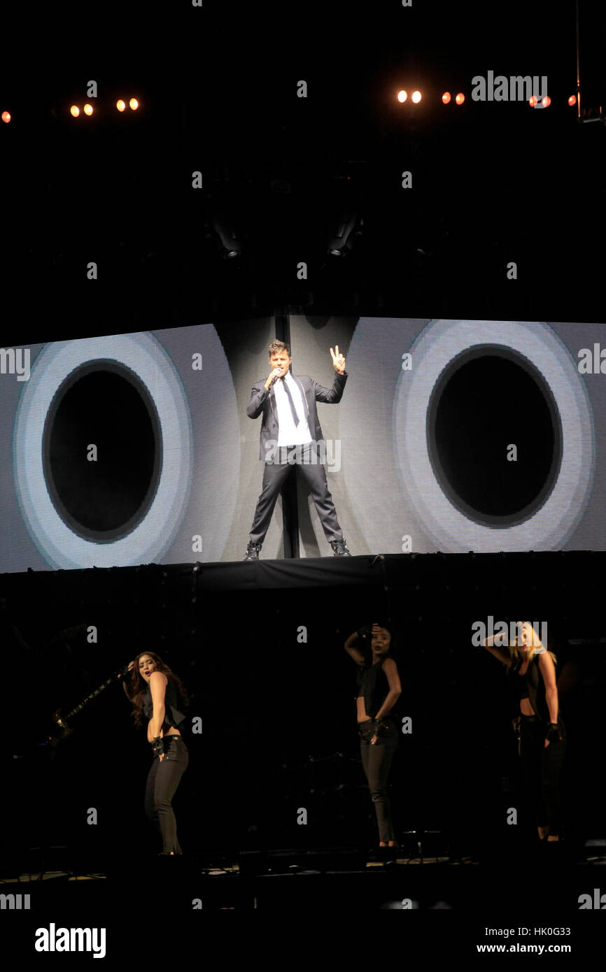 Ricky Martin in concert in Málaga, Spain. 09/09/2016 Stock Photo - Alamy