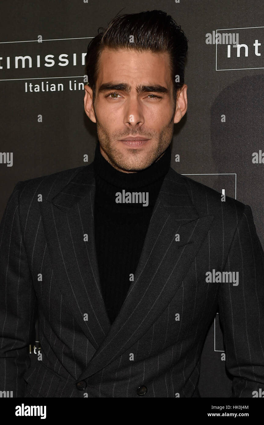 Model Jon Kortajarena during the party for the 20th anniversary of the ...