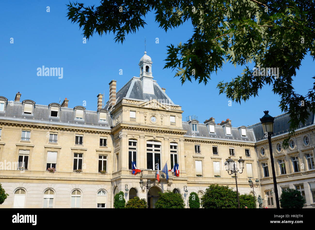 France, Paris, 15th arrondissement, Town hall Stock Photo - Alamy