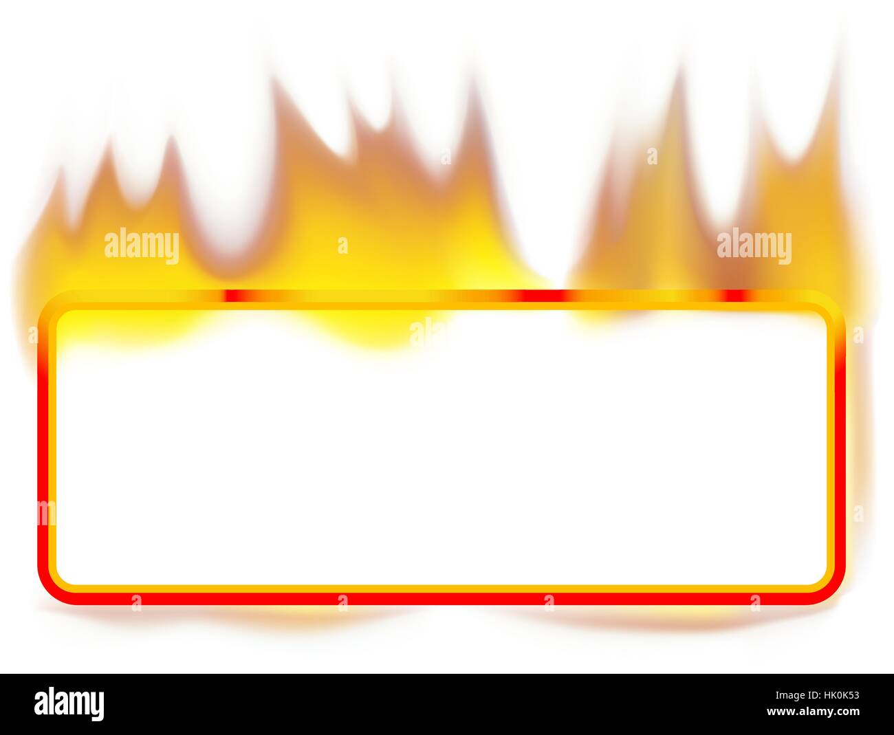 Flames rectangle Stock Vector Images - Alamy