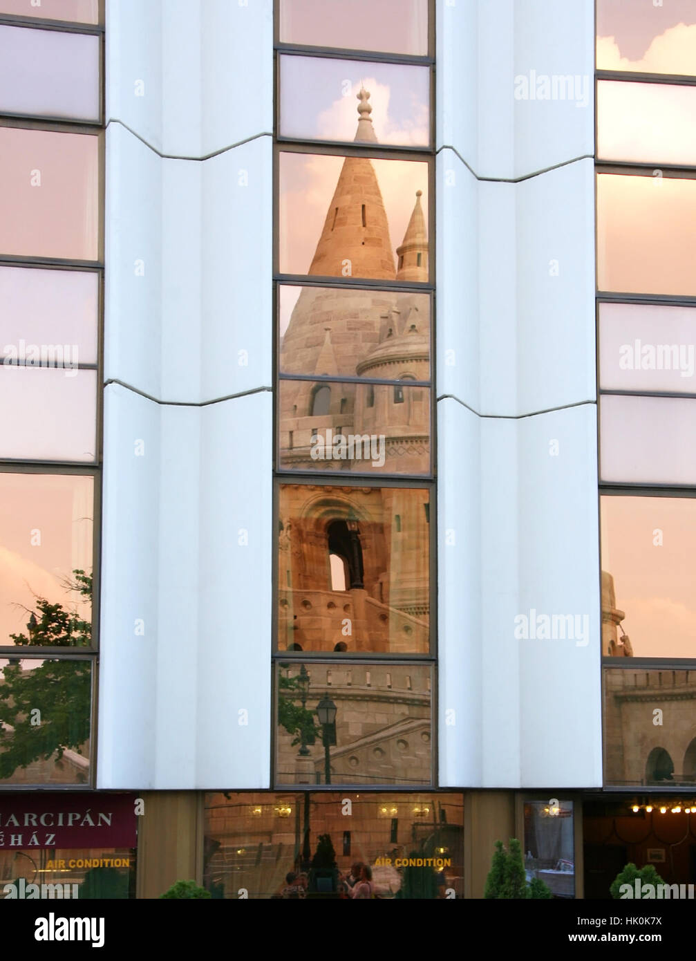 tower, budapest, mirror, style of construction, architecture ...