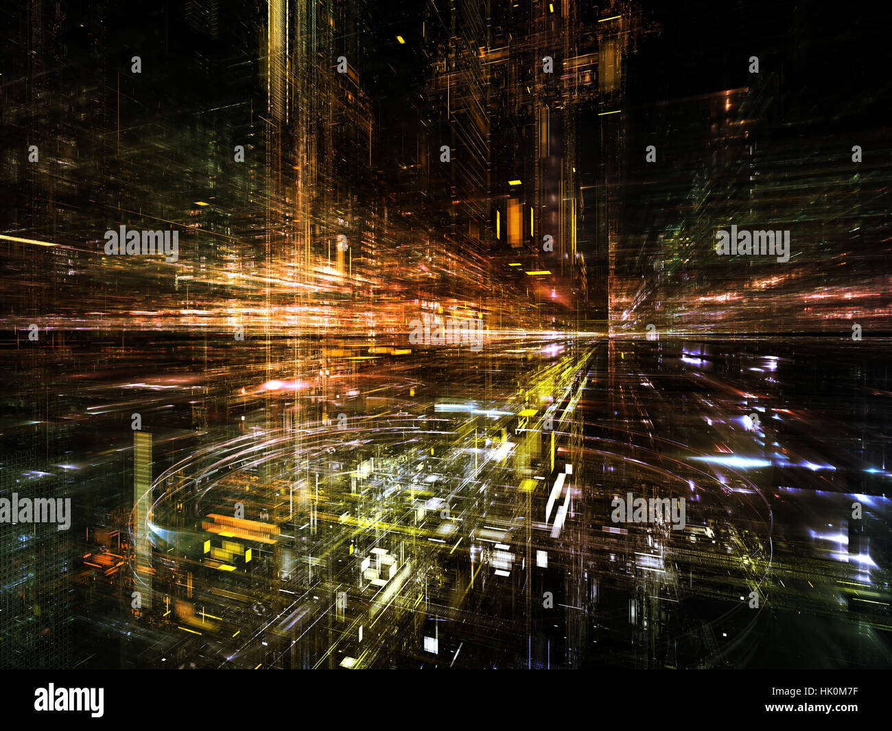 sign, signal, city, town, horizon, space, industrial, science, future ...
