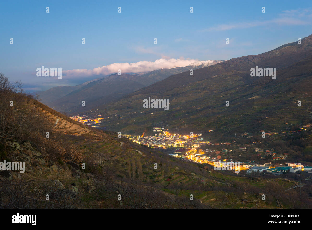 Valley of the Jerte, Cáceres, Spain Stock Photo - Alamy
