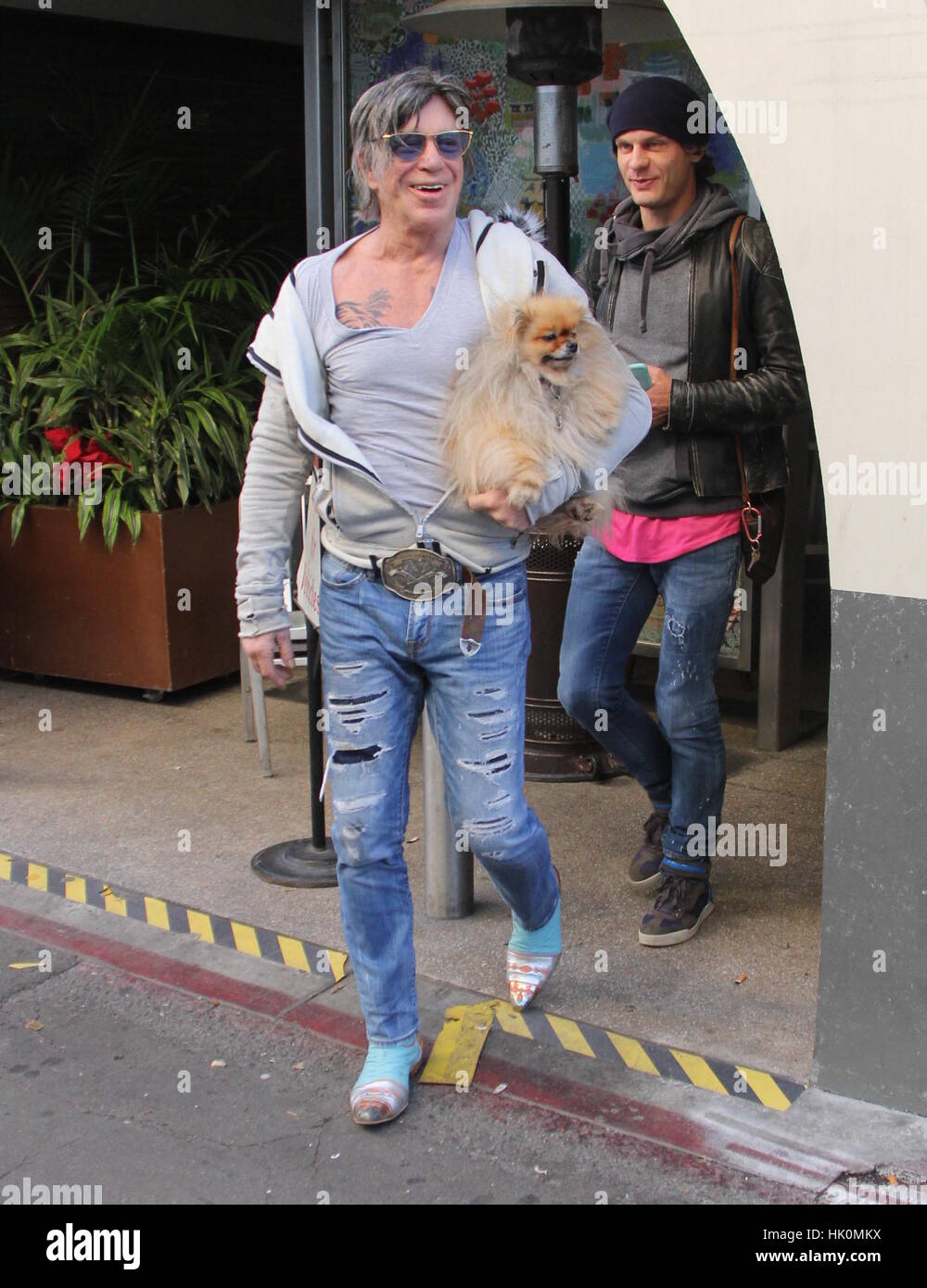 Mickey rourke dog hi-res stock photography and images - Alamy
