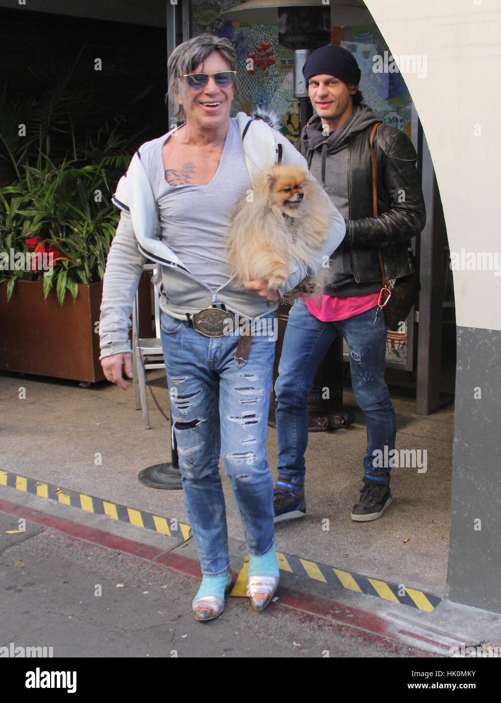 Mickey rourke dog hi-res stock photography and images - Alamy
