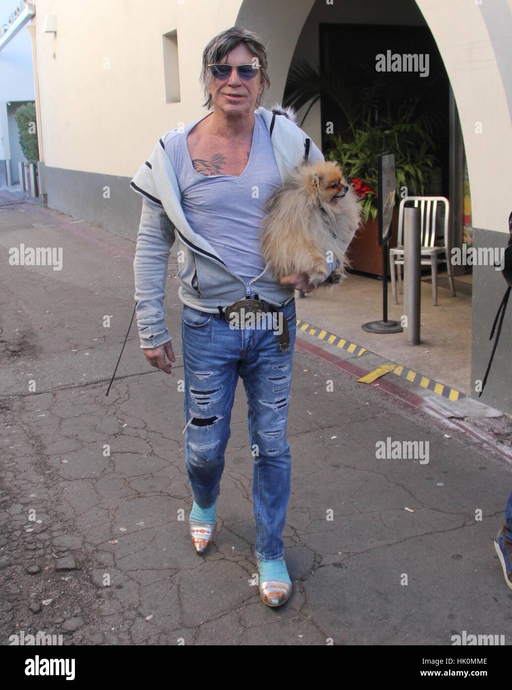Mickey rourke dog hi-res stock photography and images - Alamy