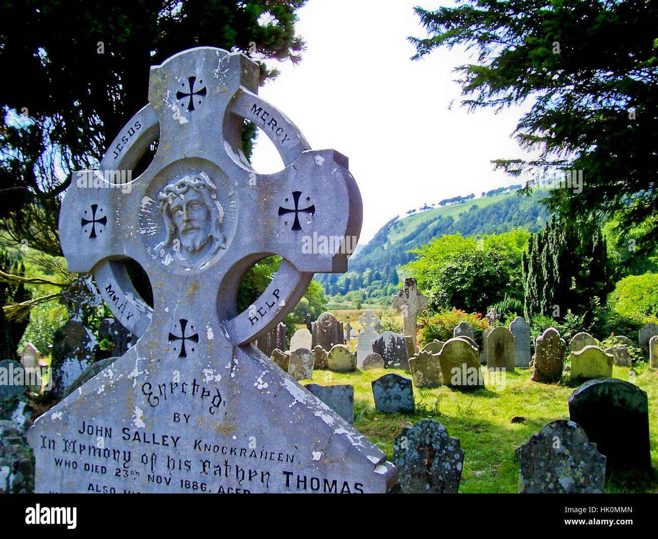 Celtic Cemetery in Scotland Stock Photo - Alamy