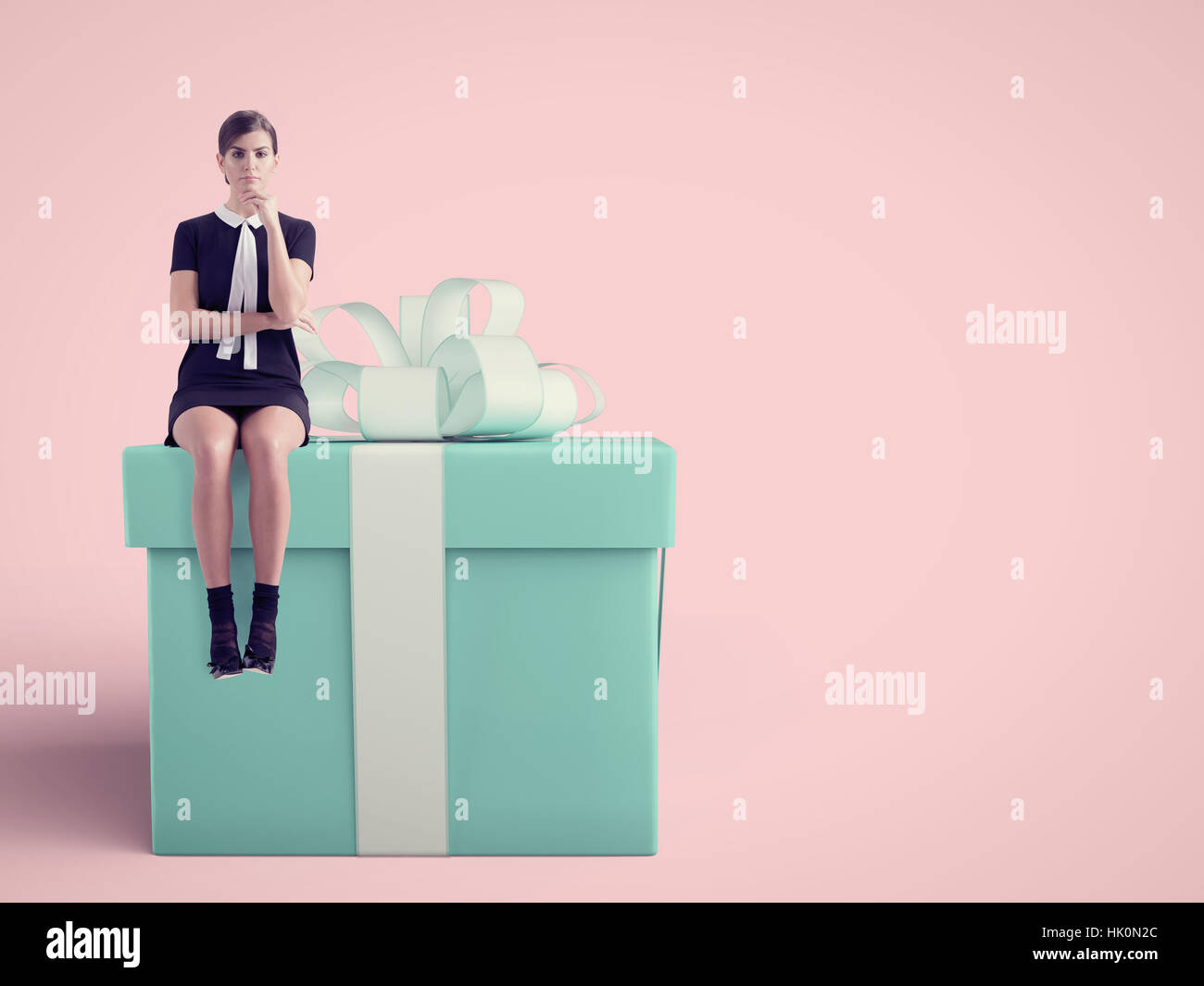 Big present day Stock Photo - Alamy