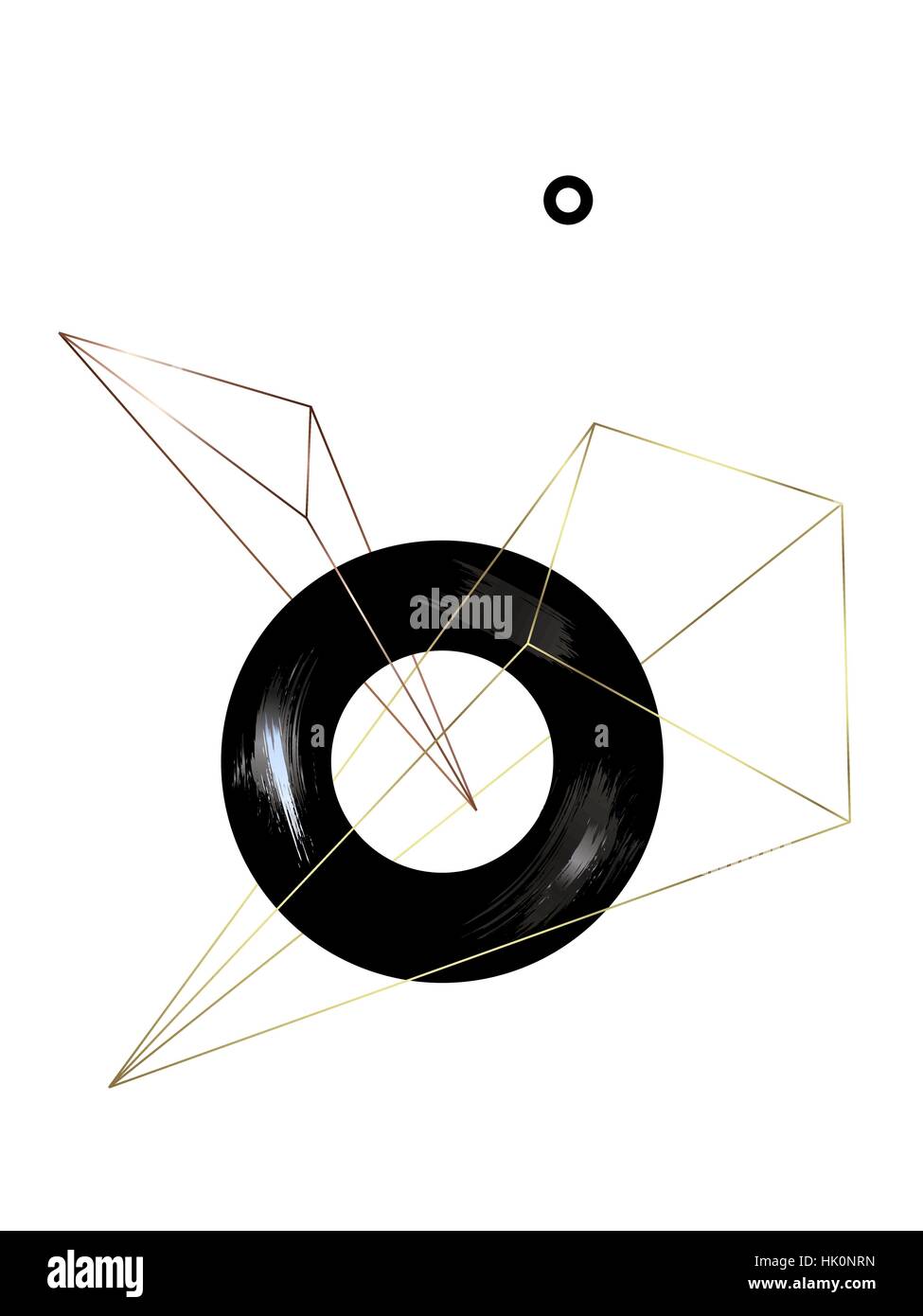 Futuristic high tech geometric Cut Out Stock Images & Pictures - Alamy