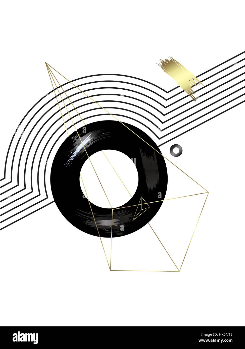 Poster geometric hi-res stock photography and images - Alamy