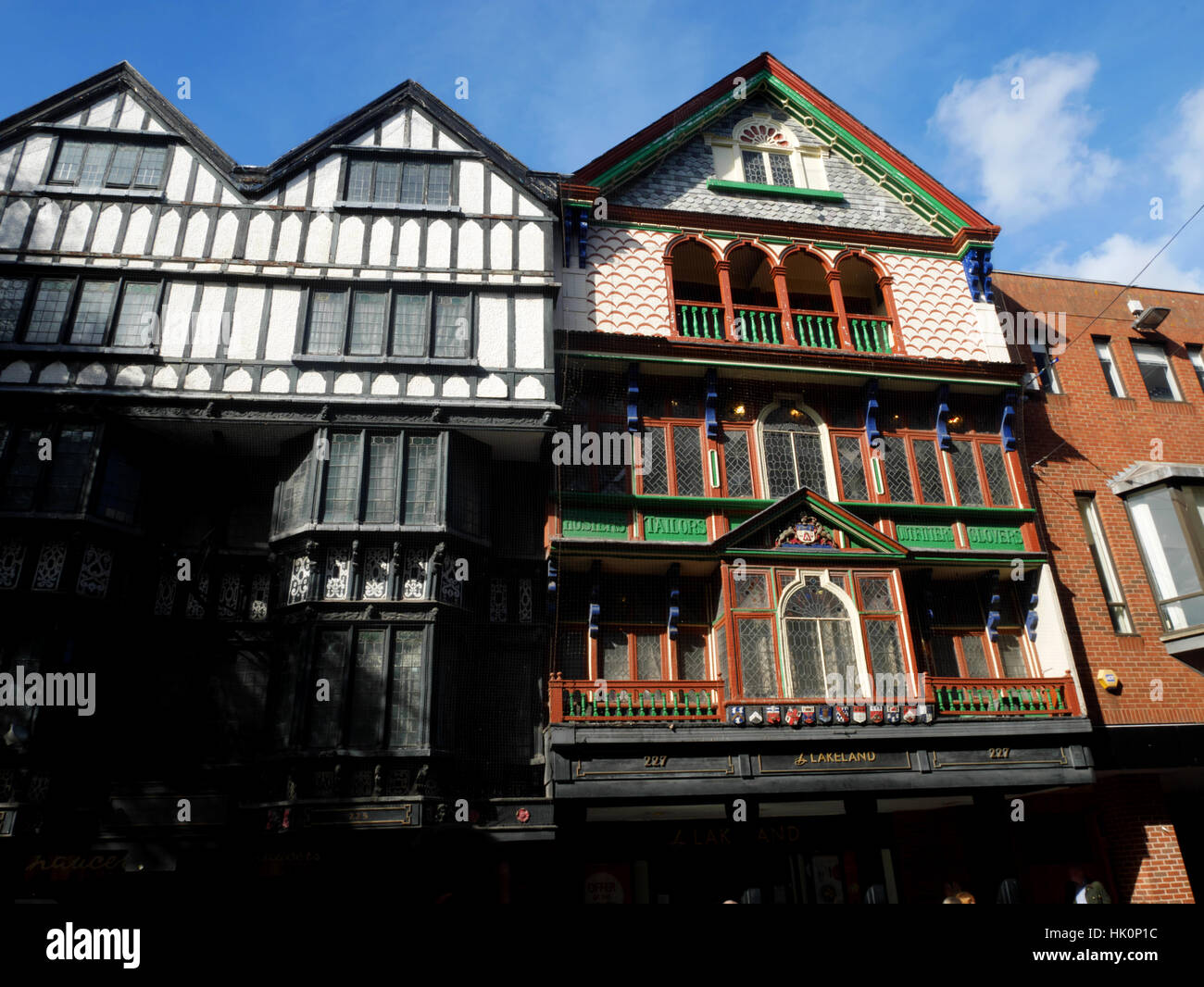 C17 Merchant's House, 226 High street, Exeter, Devon. Tudor style front ...