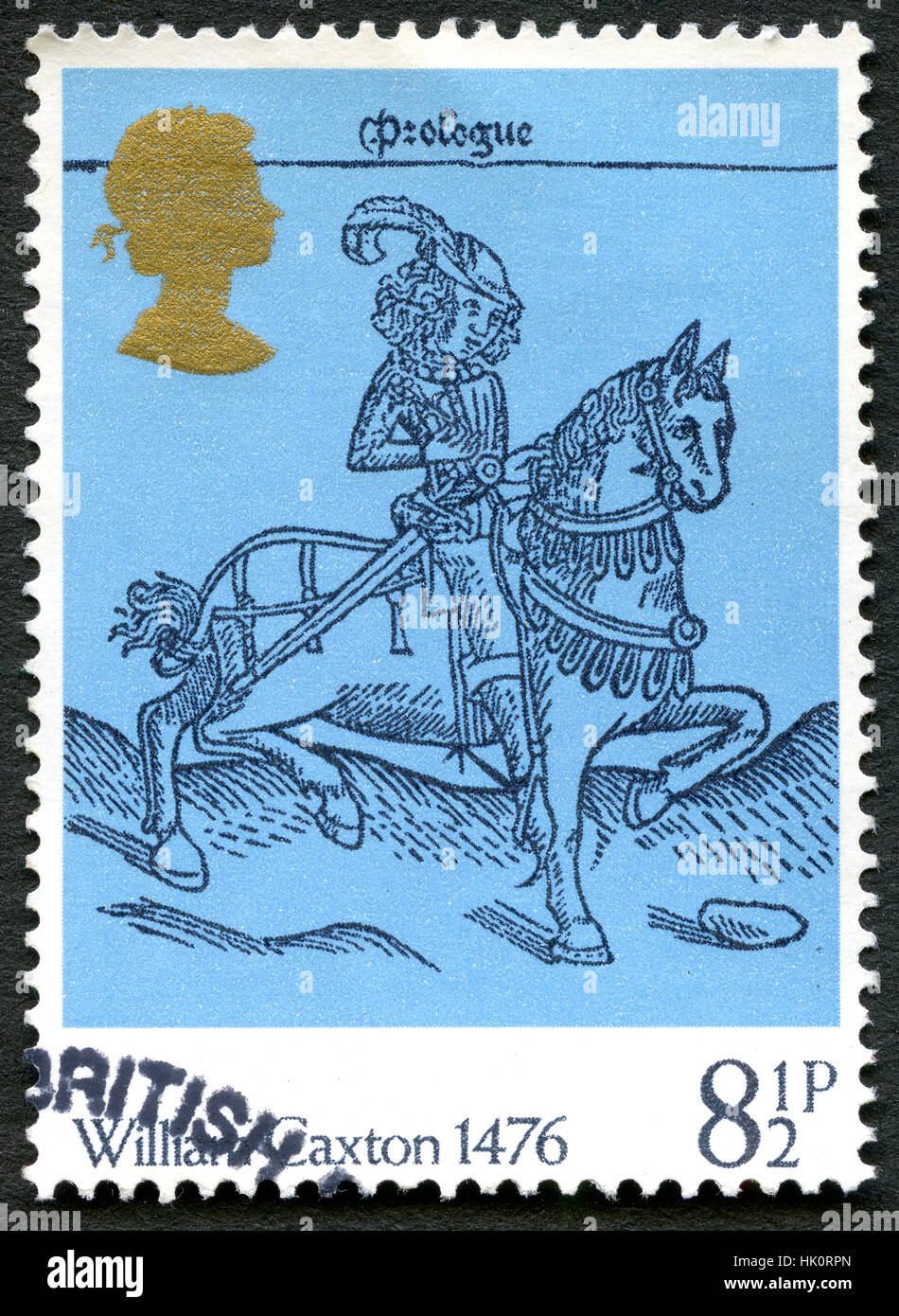 GREAT BRITAIN - CIRCA 1976: A used postage stamp from the UK, marking ...
