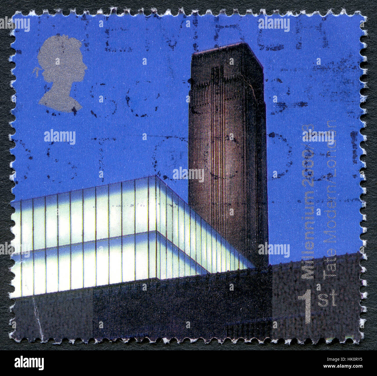 UK- CIRCA 2000: A used UK postage stamp, depicting an image of the ...