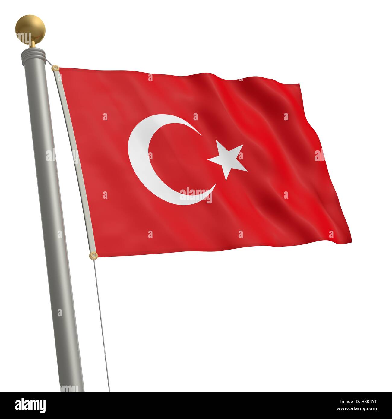 Asia europe flag mast hi-res stock photography and images - Alamy