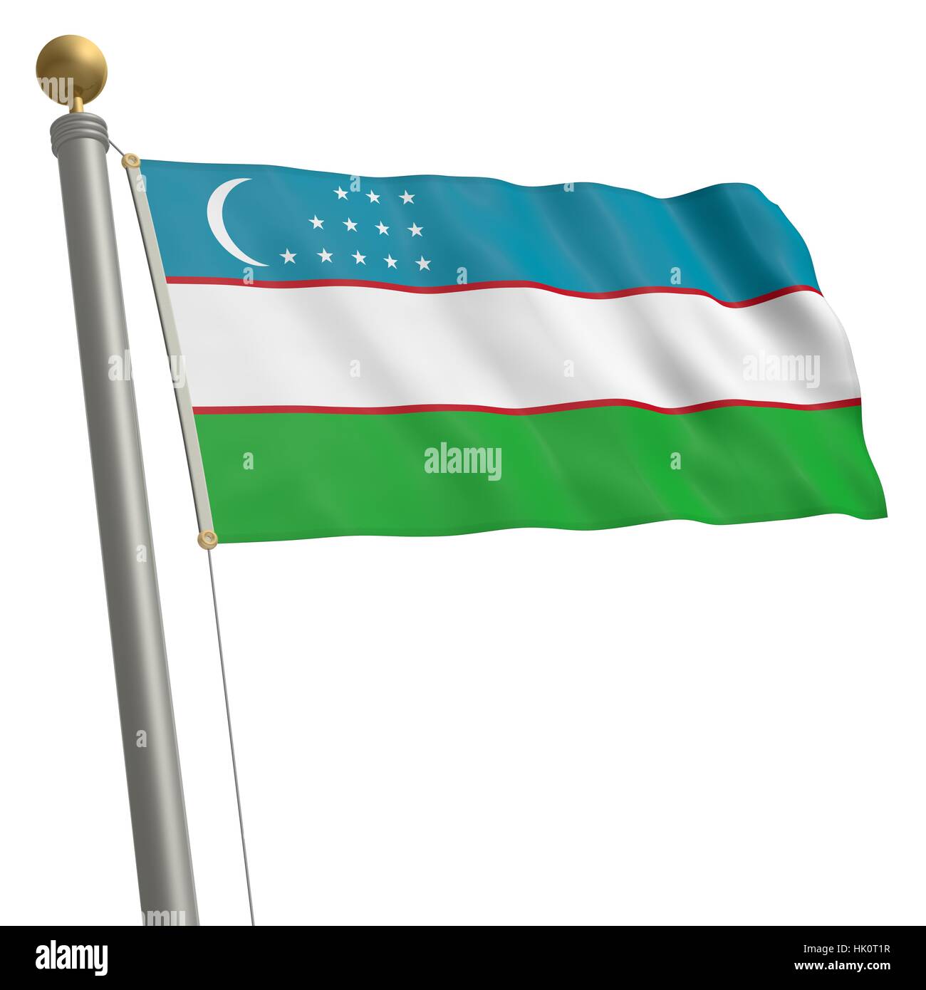 asia, flag, mast, bar, flagstaff, uzbekistan, isolated, optional, asia ...