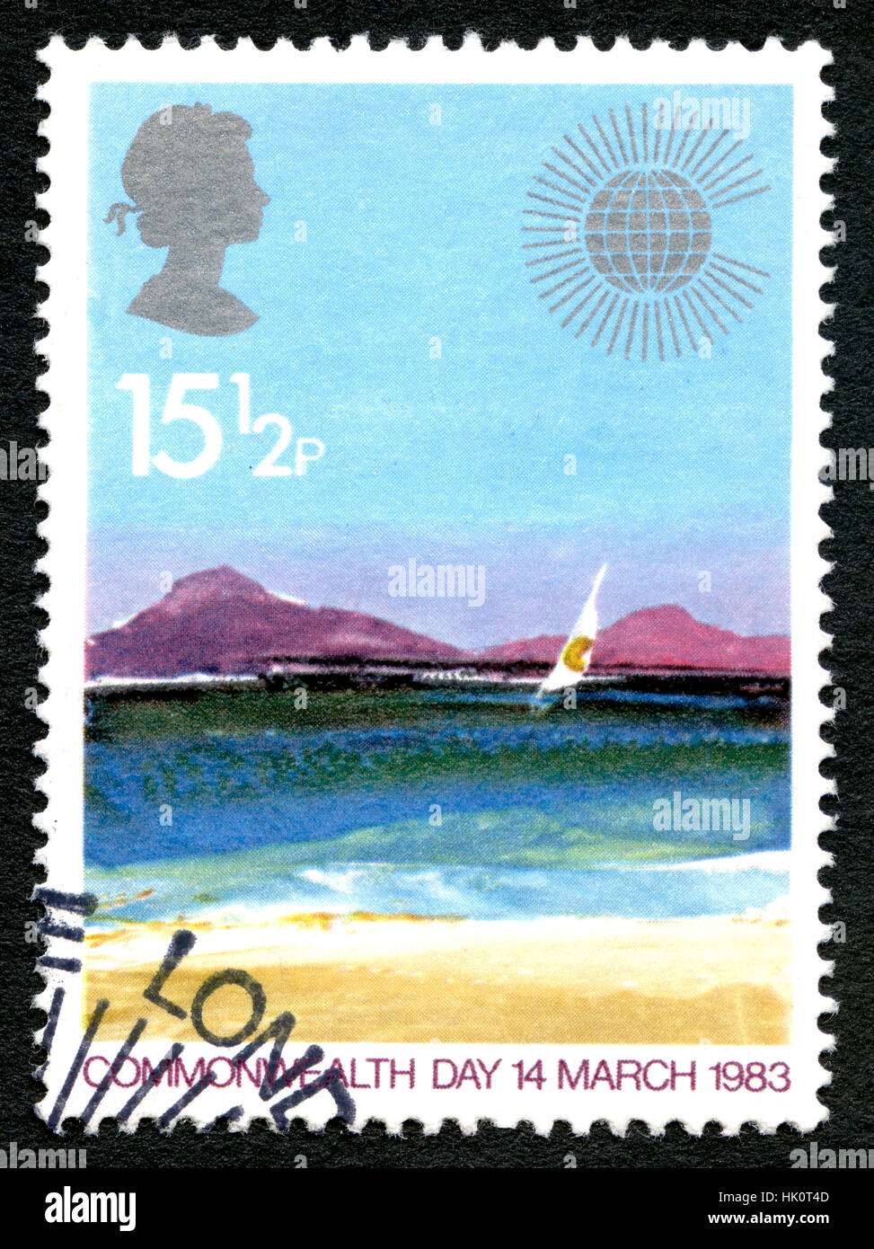 GREAT BRITAIN - CIRCA 1983: A used postage stamp from the UK ...