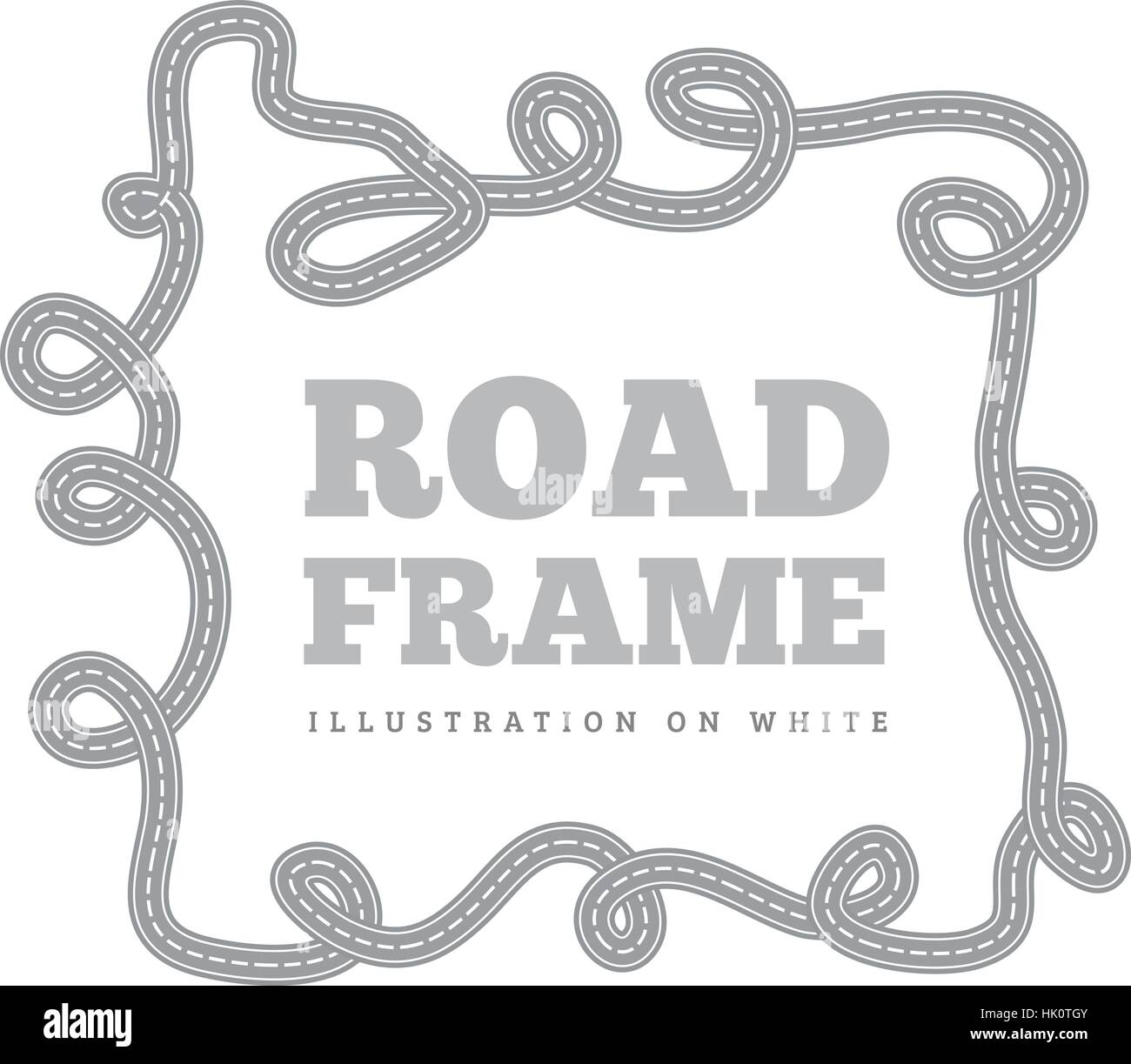 Curved freeway Stock Vector Images - Alamy