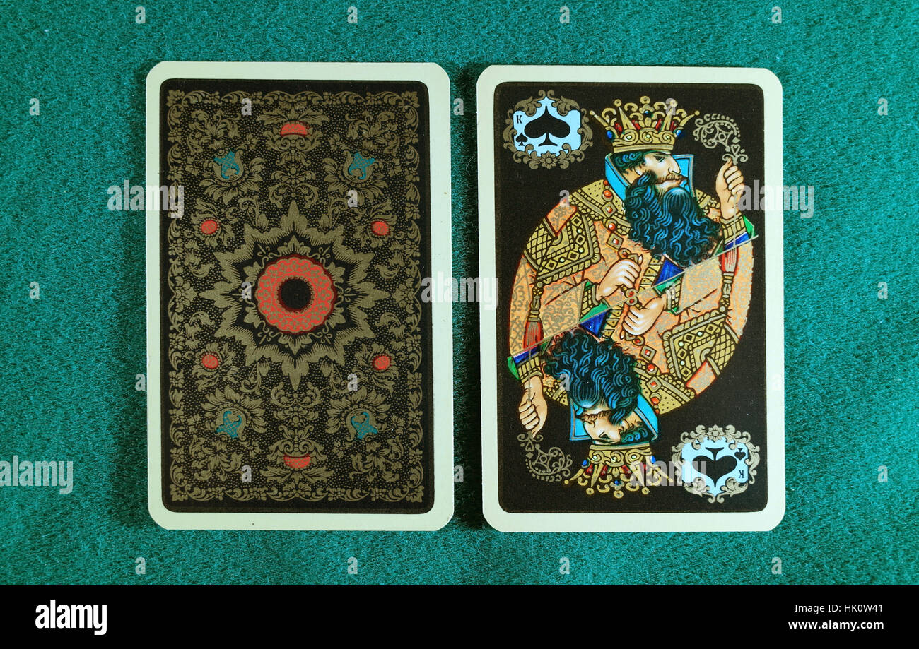 Russian playing cards Stock Photo - Alamy