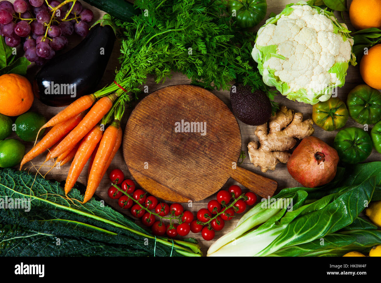 Healthy eating background / studio photography of different fruits and ...