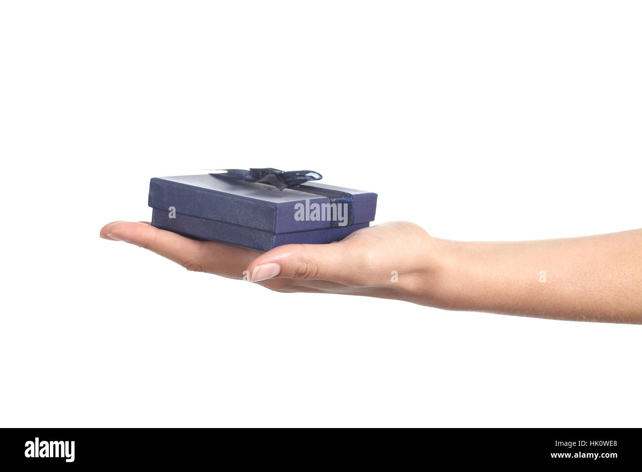 present, gift, box, boxes, palm, imagining, hand, give, woman, blue ...