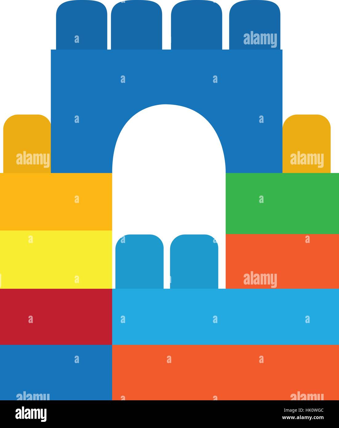 Build castle Stock Vector Images - Alamy