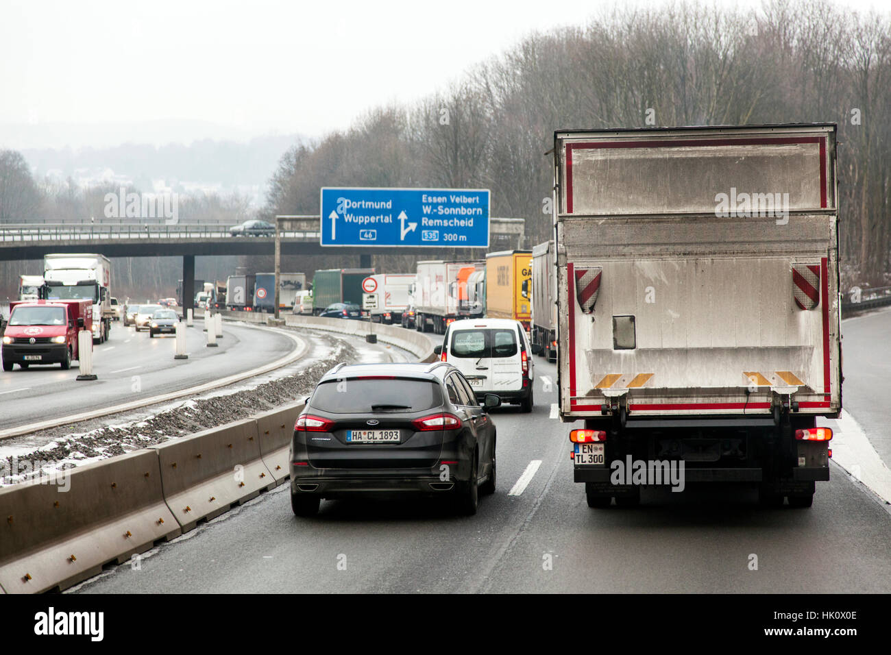German autobahn motorway exit sign hi-res stock photography and images ...