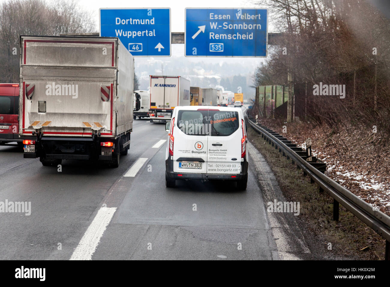 German autobahn motorway exit sign hi-res stock photography and images ...