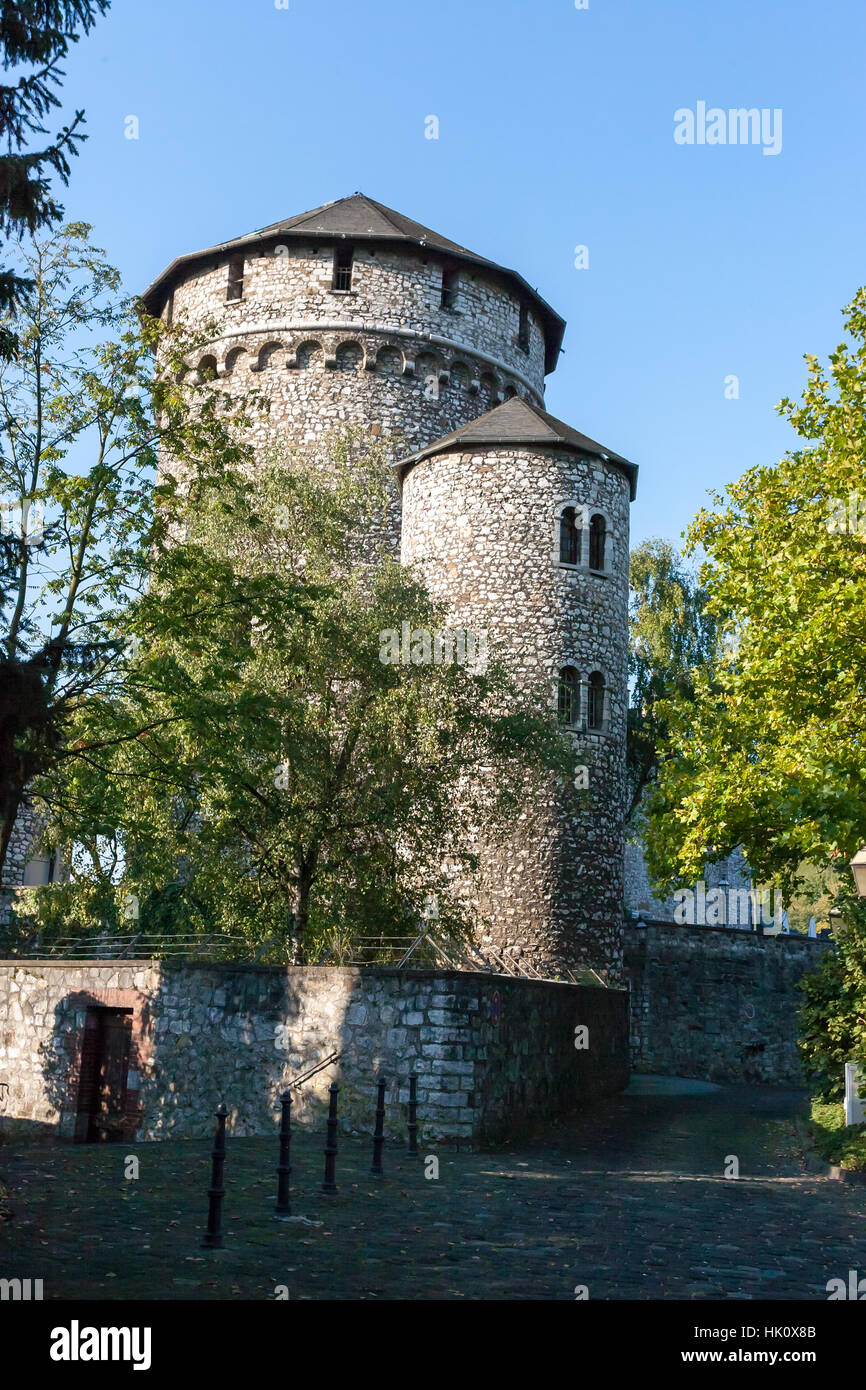 Stolberg: The big tower of the castle of Stolberg, NRW Stock Photo - Alamy