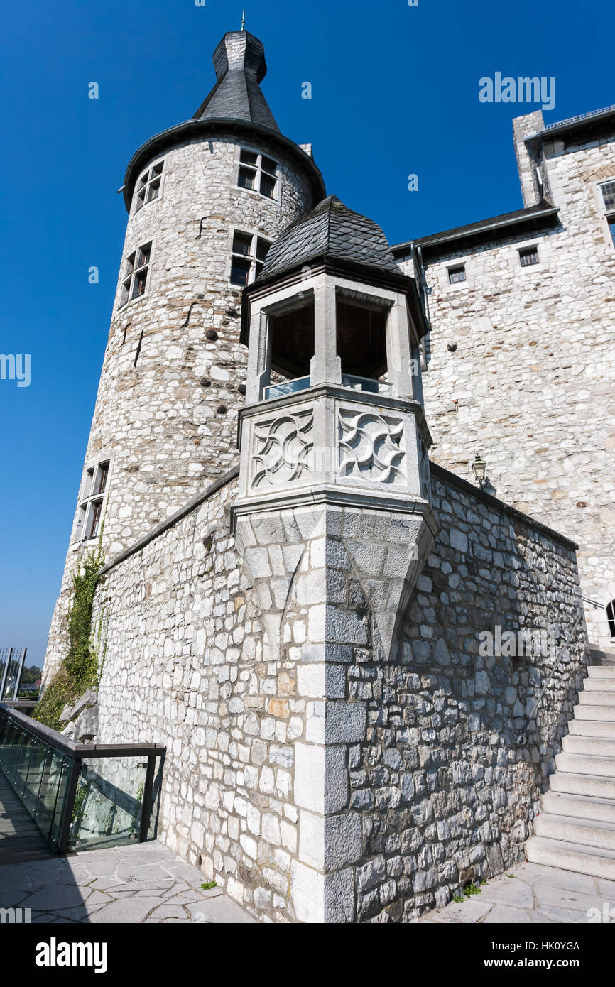 Stolberg, NRW: The castle with its main staircase in the west Stock ...