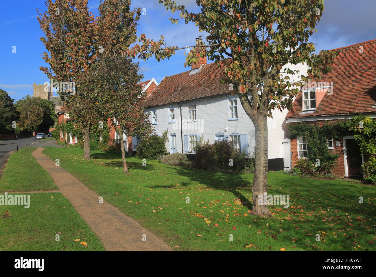 Suffolk houses terrace homes row cottages buildings architecture hi-res ...