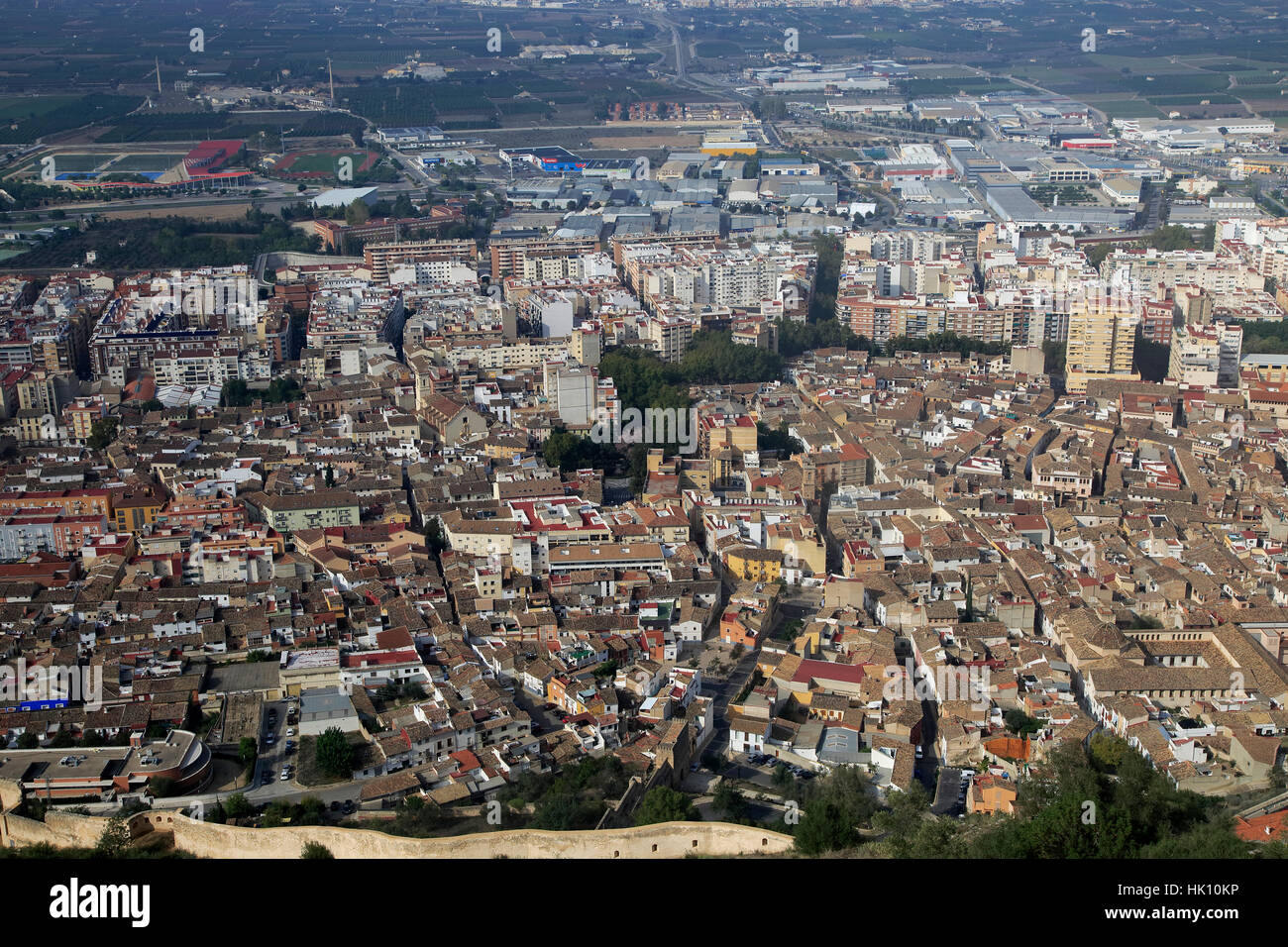 Valencia from above hi-res stock photography and images - Alamy