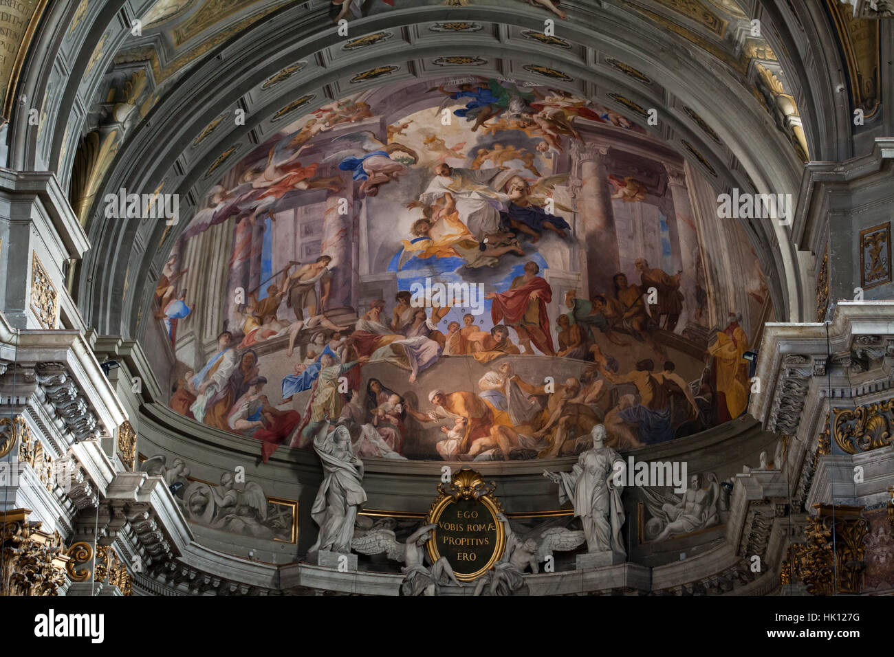 church, dome, Rome, roma, saint, italy, church, art, culture, colour ...