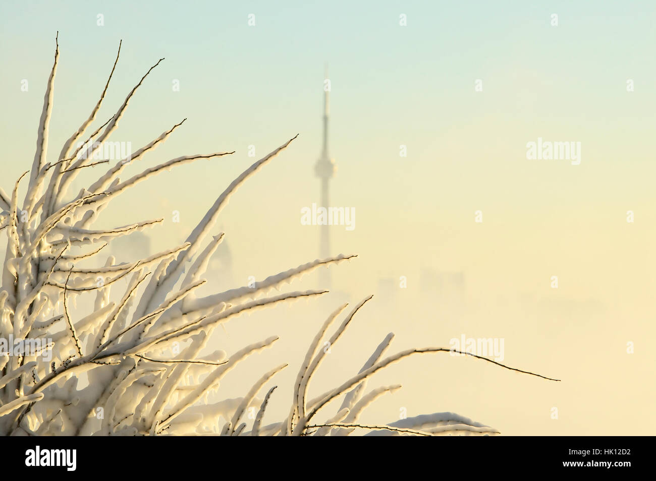 Toronto cold morning dawn light hi-res stock photography and images - Alamy