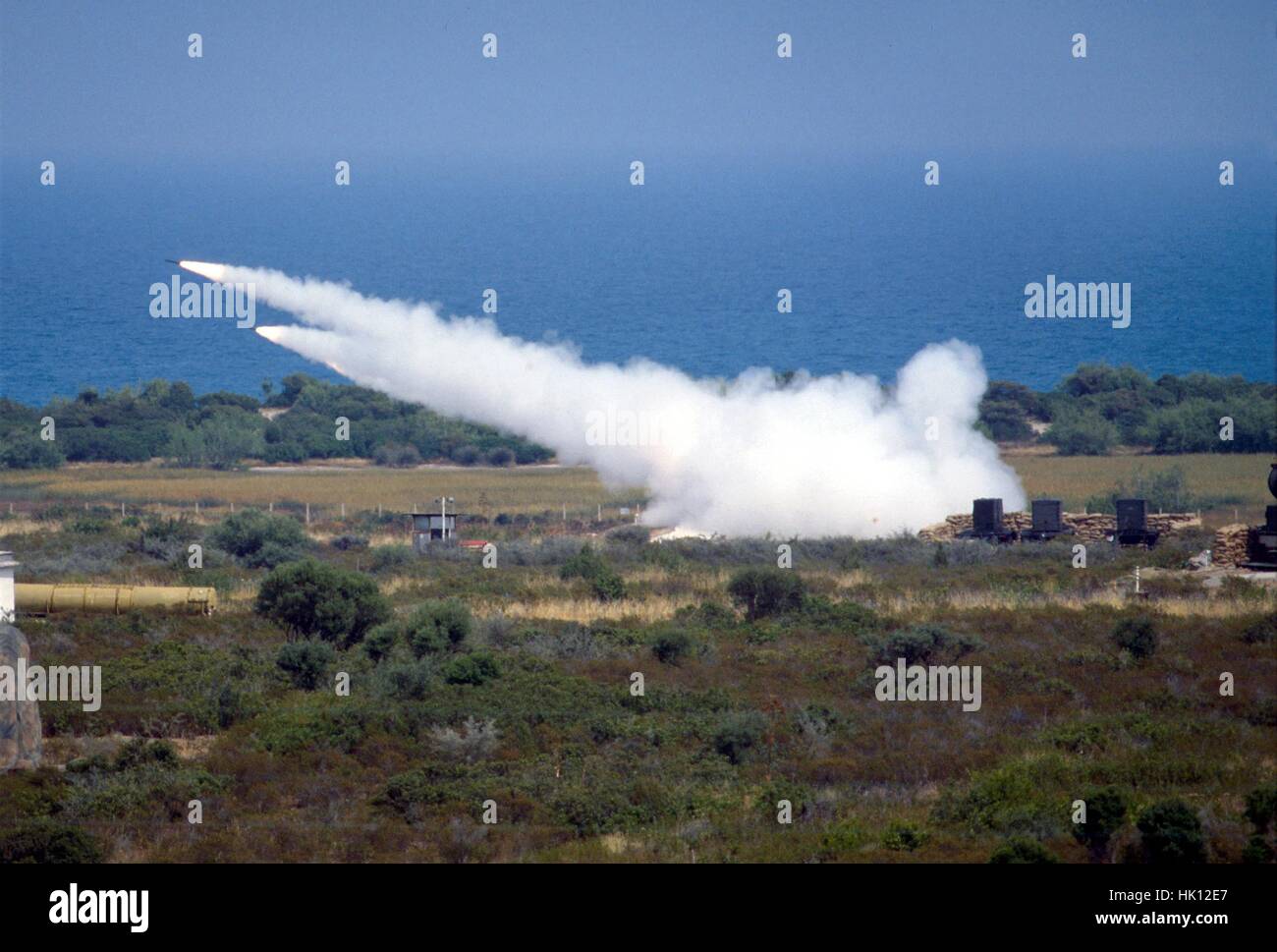 Sardinia island, Italy) military range of Salto di Quirra ...