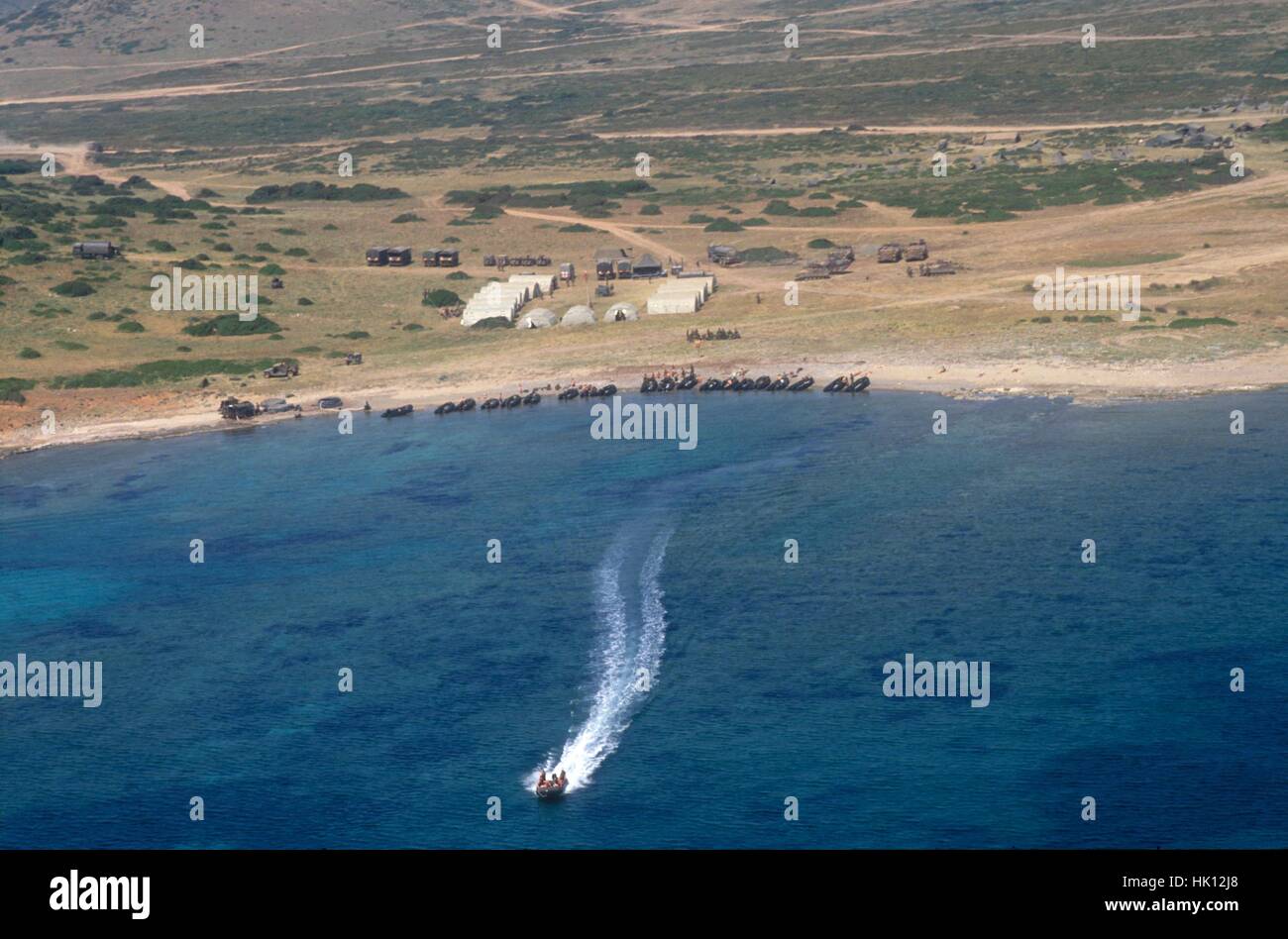 Sardinia island (Italy) military range of Capo Teulada Stock Photo - Alamy