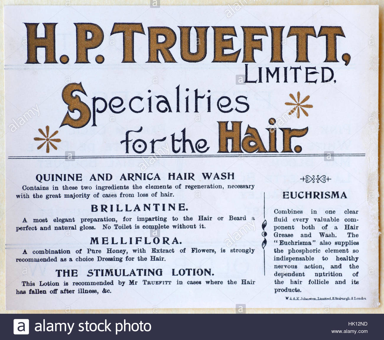 Vintage hair products hi-res stock photography and images - Alamy