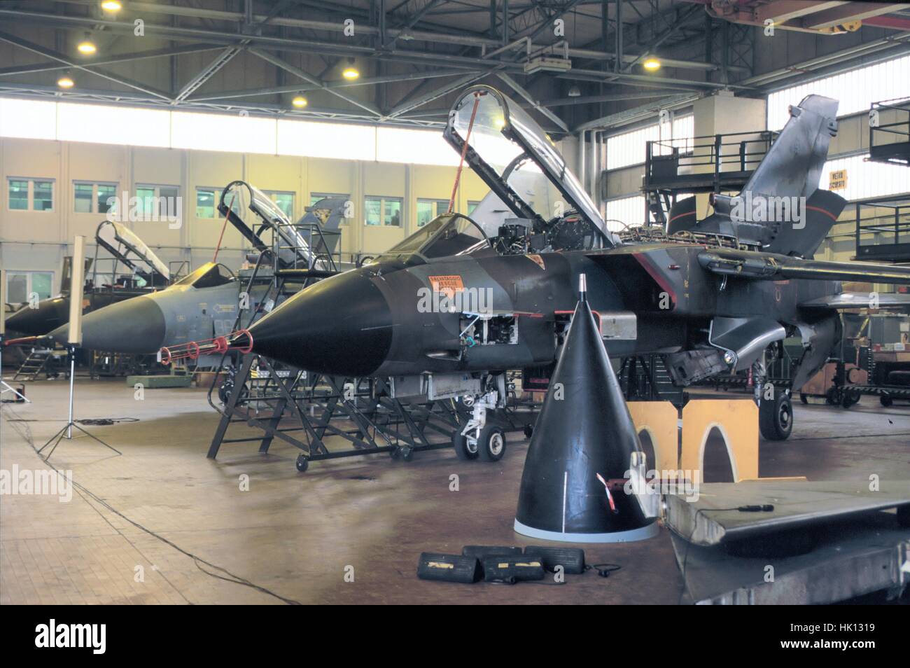 Italian Air Force, attack aircraft Tornado in the Cameri maintenance ...