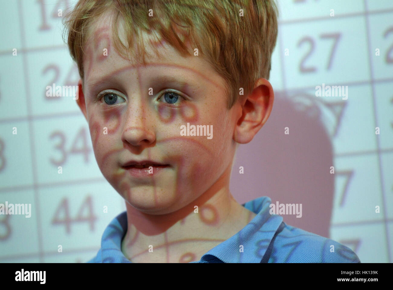 Primary School students using computers and in a mathematics lesson ...