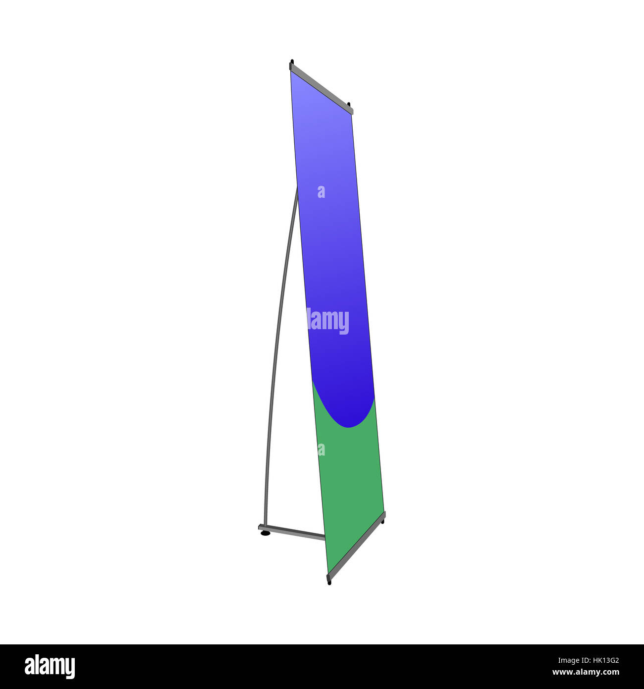 Banner design on the legs. Photo illustration Stock Photo - Alamy